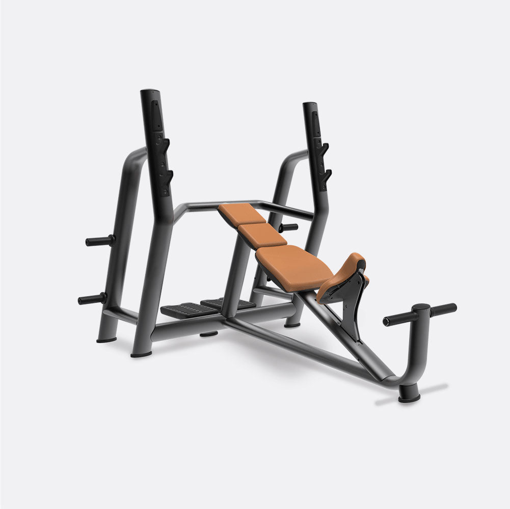 Olympic Incline Bench (with plate storage) – Elevate Body Tech